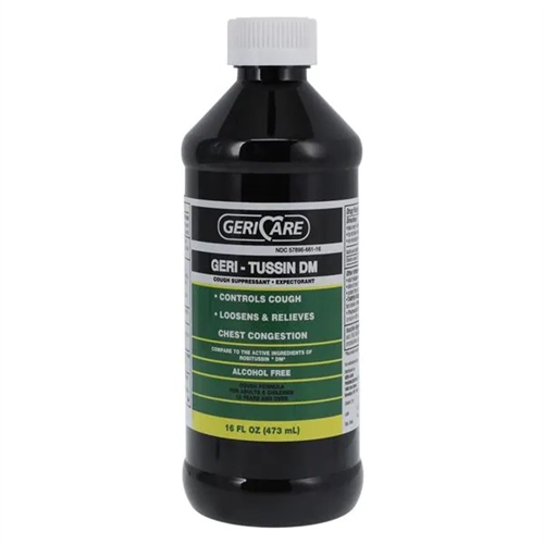 Guaifenesin DM Syrup, 100/10mg/5mL - 16oz - B&E Medical Supply and ...