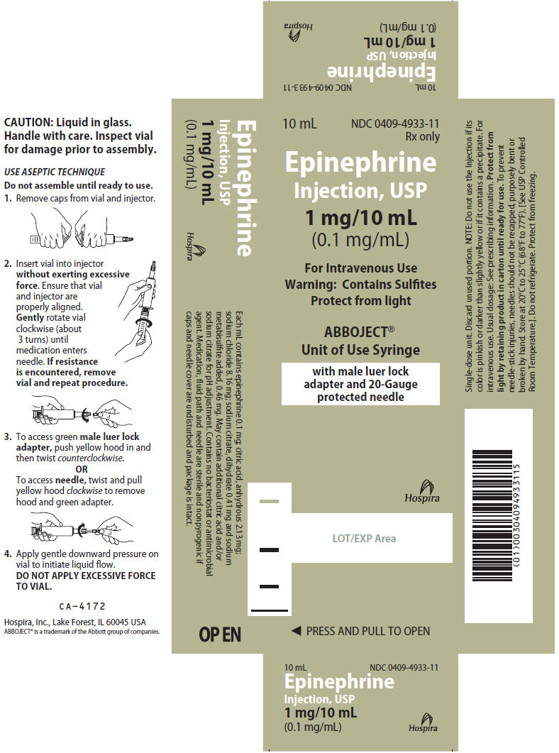 Epinephrine 0.1mg/mL (1:10,000) PFS - 10mL (10/box) - B&E Medical ...