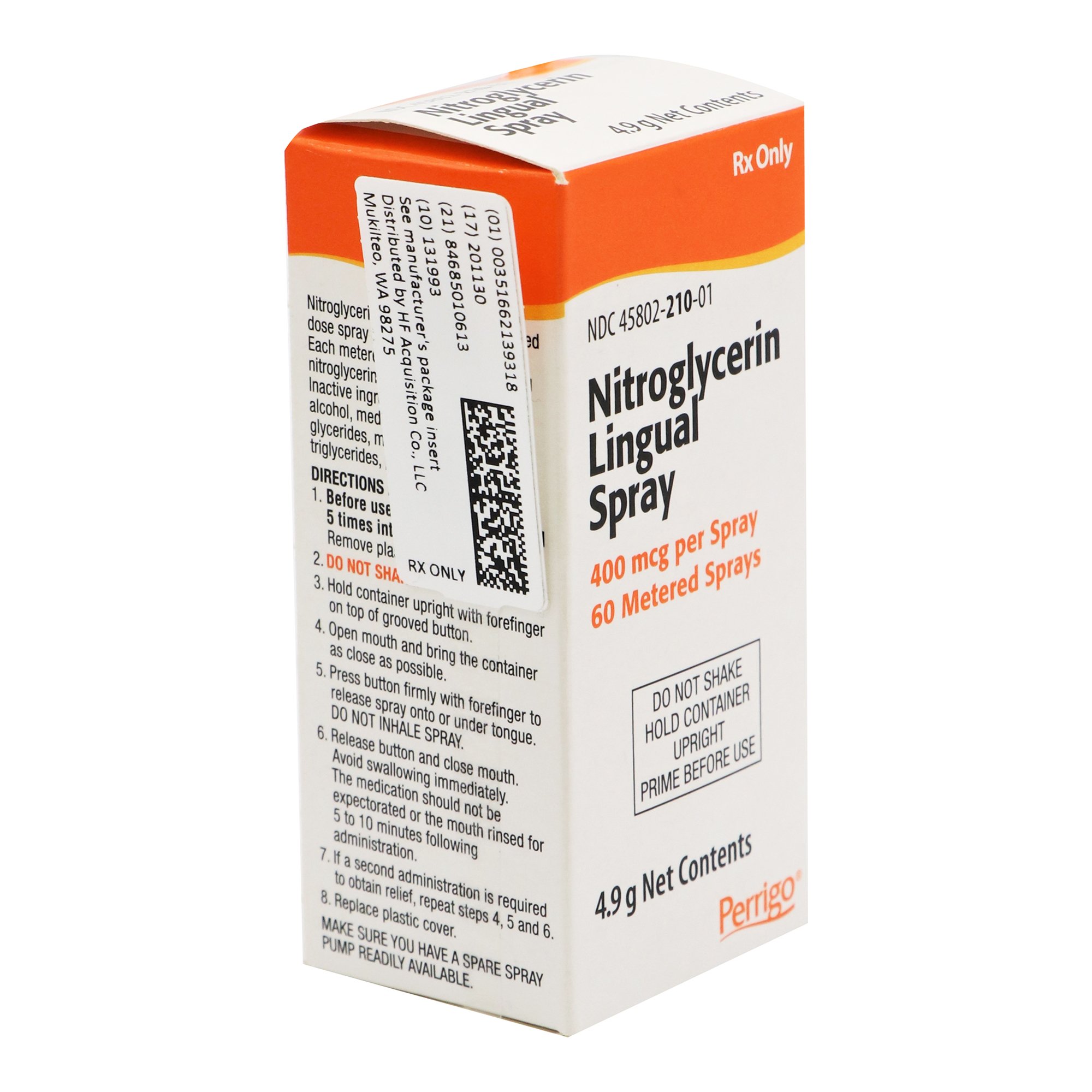 NITRO SPRAY, 4.9 GRAM - B&E Medical Supply and Equipment, LLC