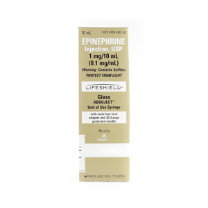 EPINEPHRINE, 1:10,000, PFS, 10/PK - B&E Medical Supply and Equipment, LLC