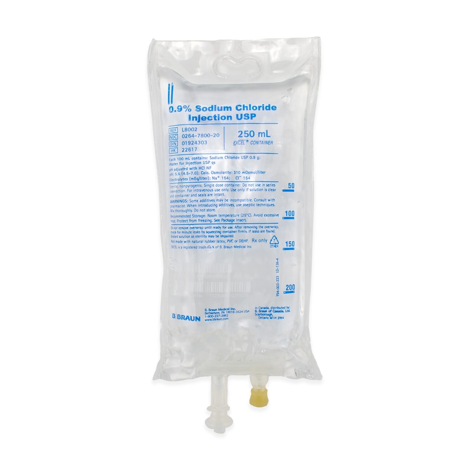 Sodium Chloride 0.9% IV Solution 500 mL - B&E Medical Supply and ...